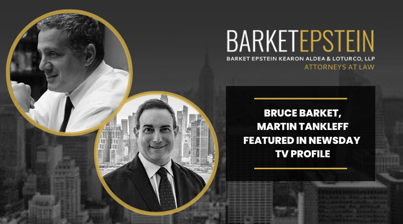 Bruce Barket, Martin Tankleff Featured in Newsday TV Profile