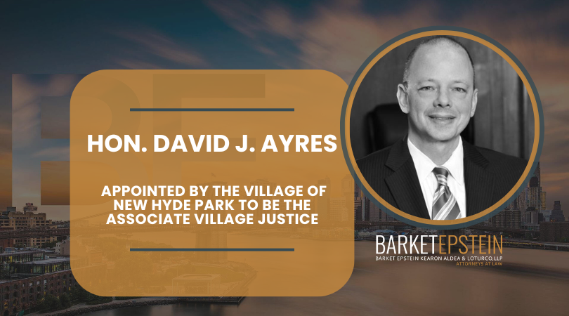 Hon. David J. Ayres Appointed by the Village of New Hyde Park to be the ...