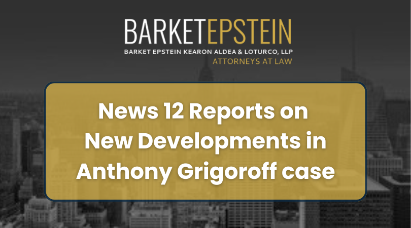News 12 Reports on New Developments in Anthony Grigoroff case