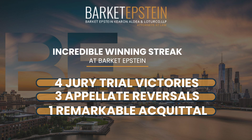 Extraordinary Win Streak for Barket Epstein: Three Appellate Reversals ...